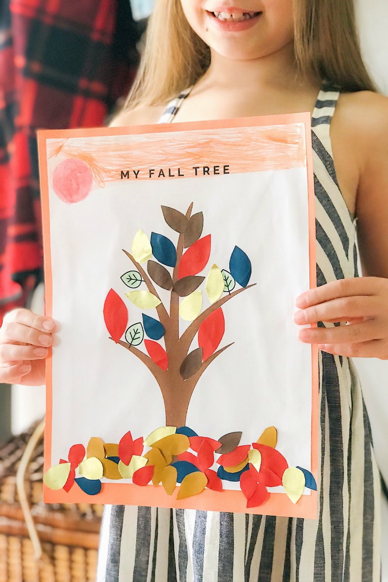 Fall Tree Craft for Young Kids (Free Printable) | The Best of this Life